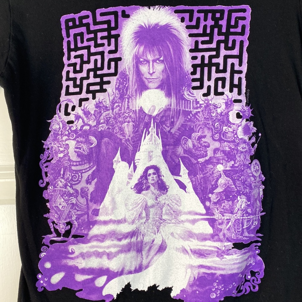 Vintage Labyrinth David Bowie 1980’s Women’s Tee Shirt - Gem